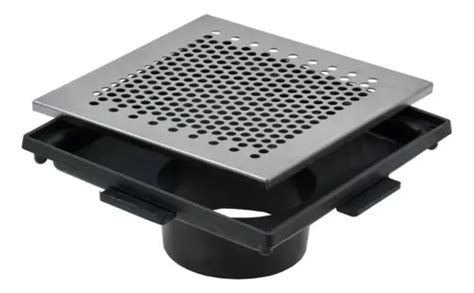 Grelha Ralo Inox Perfurada Coletora 20x20cm Frete grátis