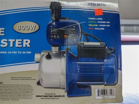 New Pacific Hydrostar 96719 Home Pressure Booster 800W Roller Auctions