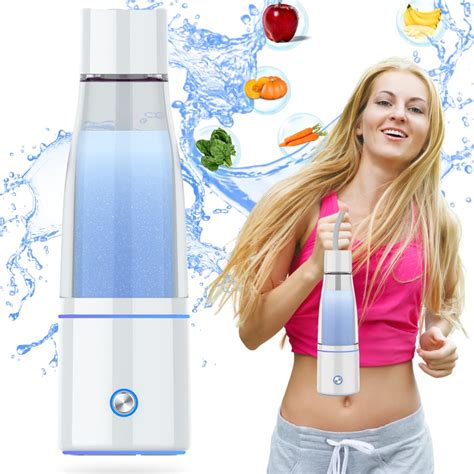 Amazon Botella de agua de hidrógeno generador portátil de