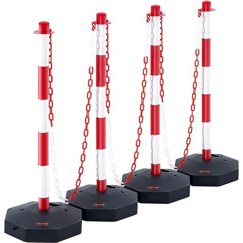 Vevor Adjustable Traffic Delineator Post Cones Pack Traffic Safety
