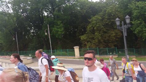 Wejście na szczyt jasnogórski przywitanie 41 Pieszej Pielgrzymki