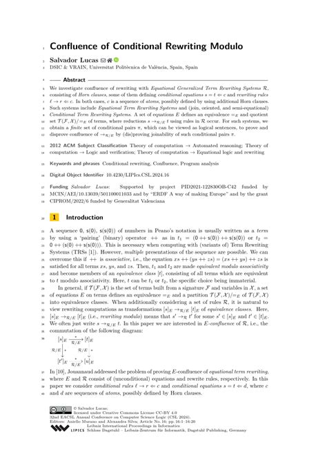 pdf confluence of conditional rewriting modulo
