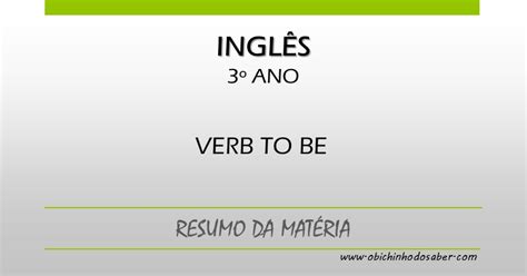 Atividade Sobre O Verbo To Be Descubra As Melhores Apostas A