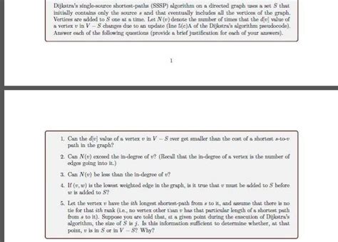 [solved] dijkstra s single source shortest paths solutioninn
