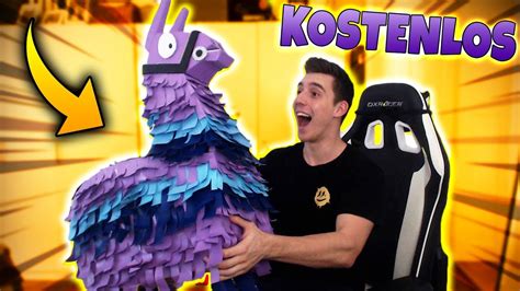 FORTNITE LAMA SELBER BAUEN BASTELN Fortnite Loot Lama DIY How To