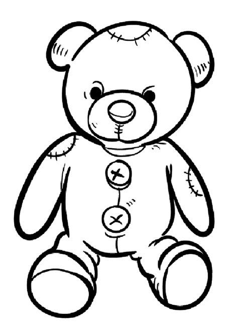 Teddybär Ausmalbilder Malvorlagen Teddybär zum ausdrucken