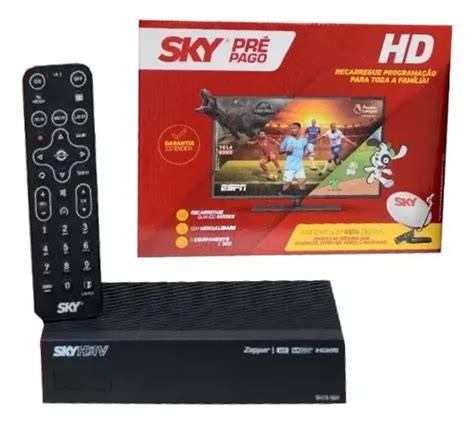 Kit Antena decodificador Sky Hd Pré Pago Frete grátis