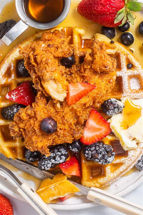 Chicken And Waffles Recipe The Best Butter Be Ready