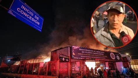 Incendio en mercado de flores Santa Rosa comerciante perdió su