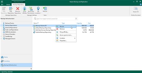 Rescanning Backup Repositories User Guide For Microsoft Hyper V