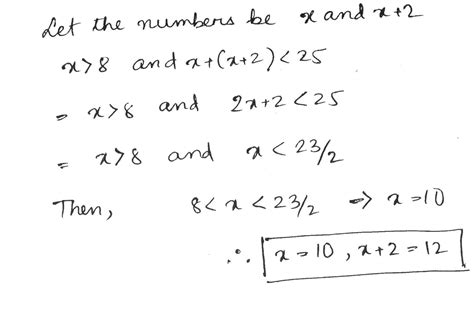 find all pairs of consecutive even positive integers both of which are larger than 8 such that