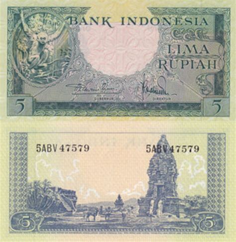 5 Rupiah Indonesia 1949 Date Numista