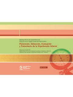 Prevención Detección Evaluación y Tratamiento de la prevenci