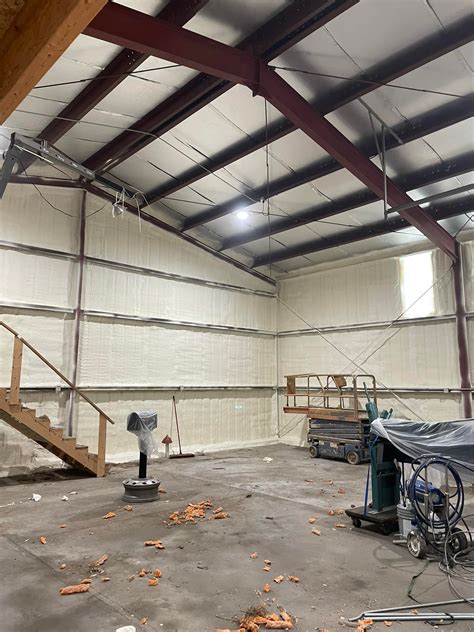 Metal Buildings Spray Pro Insulation