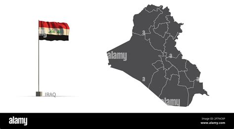 Iraq Map Outline Vector Vectors Stock Vector Images Alamy