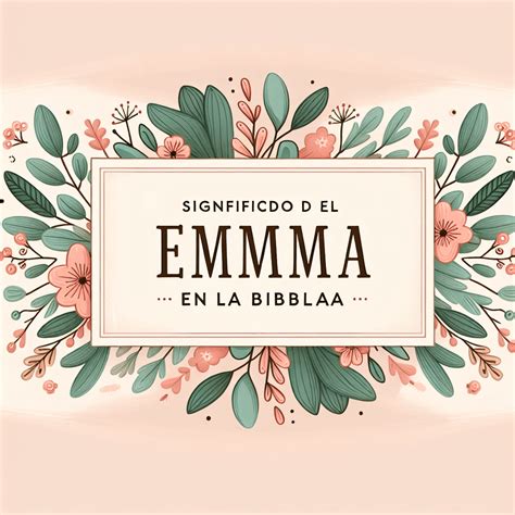 Significado Y Origen De Los Nombres Emma Y Emma Victoria