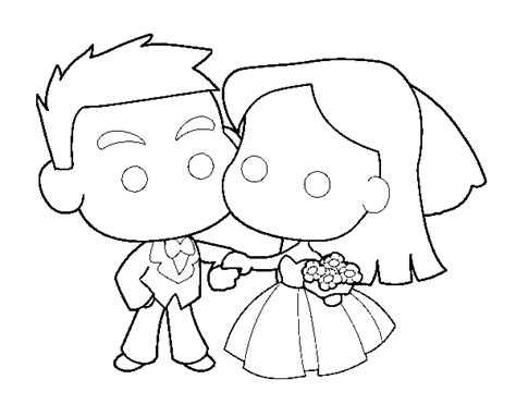 Desenho De Noivos Para Imprimir Casados Assim Enquanto Os Noivos