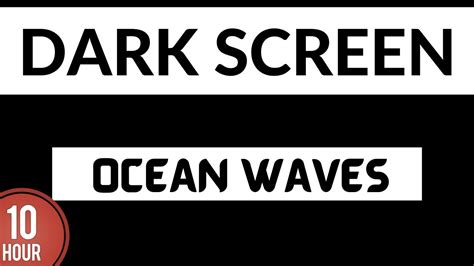 Ocean Waves And Seagulls For Deep Sleep Relaxation Sounds Dark Screen
