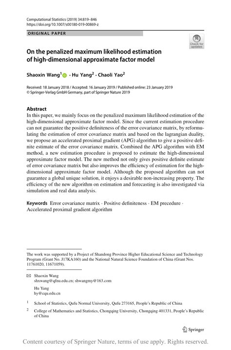 on the penalized maximum likelihood estimation of high dimensional approximate factor model