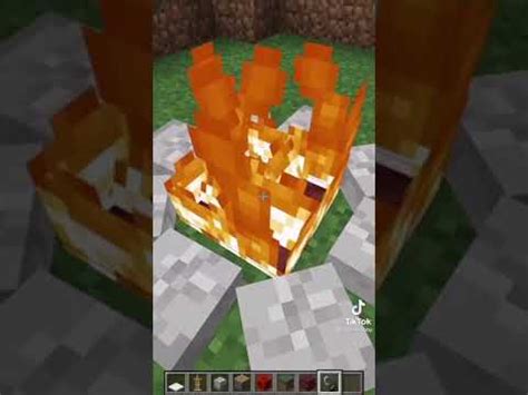 Como Hacer Una Fogata En Minecraft YouTube