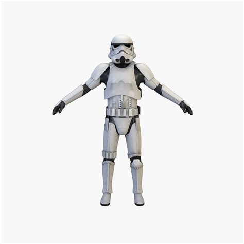 Stormtrooper D Model Rigged Cgtrader 12888 Hot Sex Picture