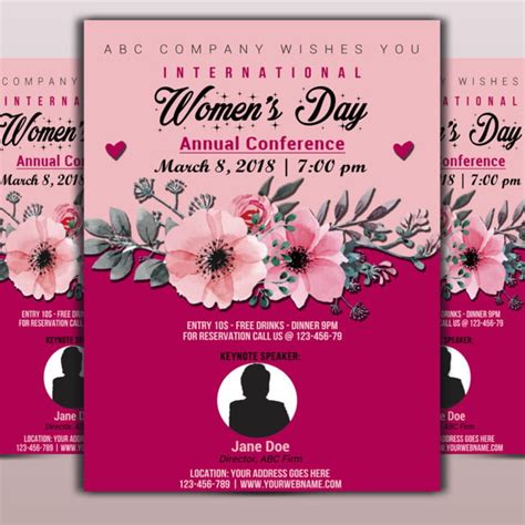Womens Day Program Template Prntbl Concejomunicipaldechinu Gov Co