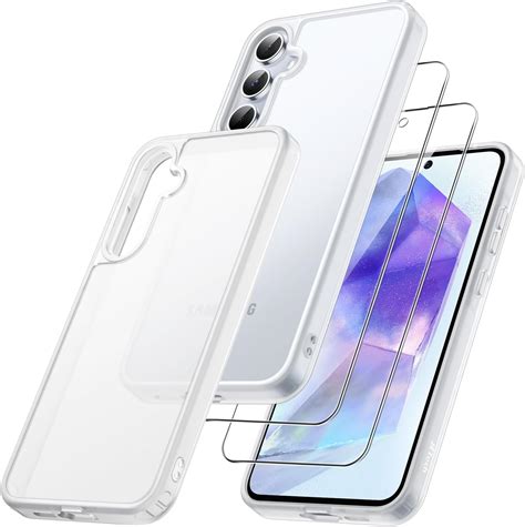 Jetech En Funda Mate Para Samsung Galaxy A G Con Protector