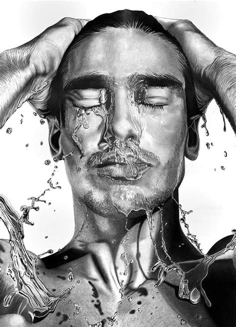 Splash 1 Drawing By Paul Stowe Fine Art America