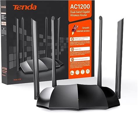 Tenda AC8 Routeur WiFi AC1200 Routeur Sans Fil Double Bande 5 GHz 2