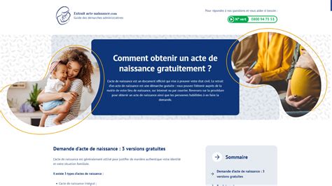 Comment Obtenir Un Acte De Naissance Gratuitement