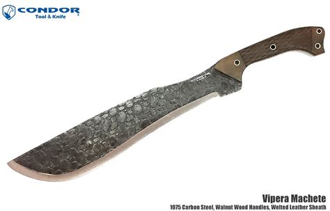 CONDOR 禿鷹刀具 Vipera Machete 蝰蛇 核桃木柄開山刀 1075碳鋼 瑞格華大海刀品