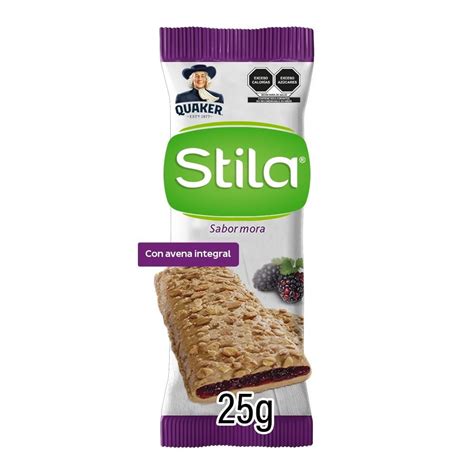 Barra Con Avena Quaker Stila Relleno De Fruta Sabor Mora 25 G Walmart