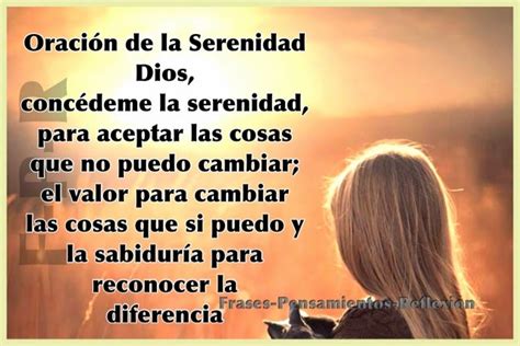 Pensamientos De La Vida Diaria Oración de la Serenidad Dios