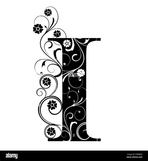 Decorated Capital Letter Stock Photo Alamy