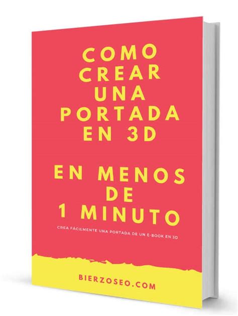 Cómo crear una portada de un libro en 3D gratis y en menos de 1 minuto