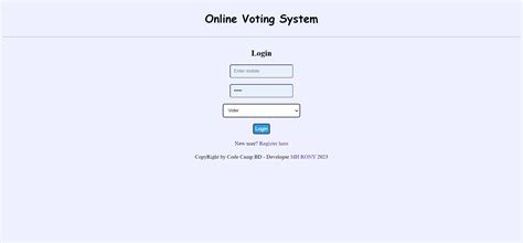 GitHub Dev Mhrony Online Voting System In PHP Online Voting System