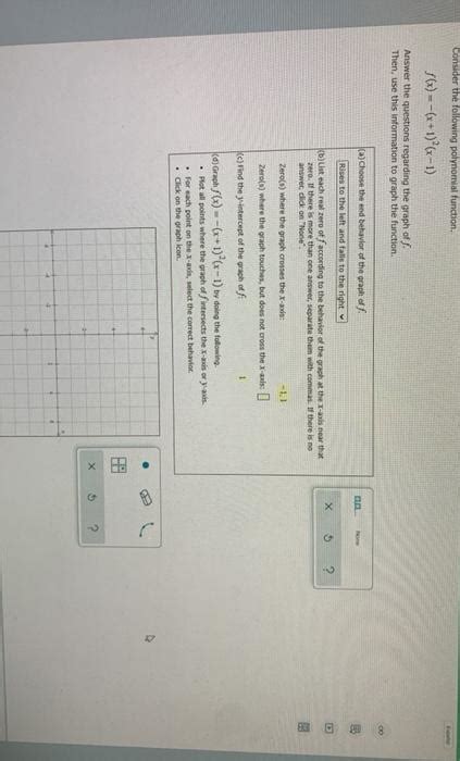 solved consider the following polynomial function