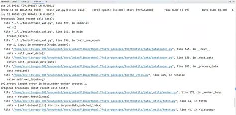 cv2 error opencv 3 4 10 · issue 12 · zhiyuanyou uniad · github