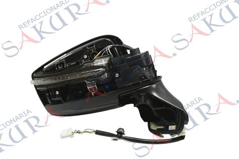 Refaccionaria SAKURA Espejo Lateral Eléctrico Derecho Nissan