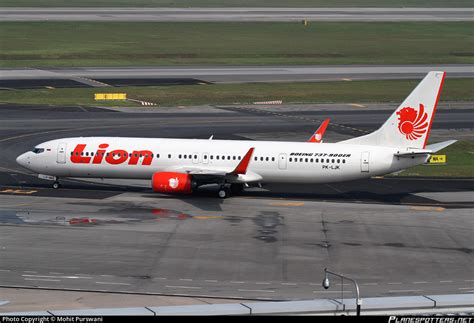 PK LJK Lion Air Boeing 737 9GPER WL Photo By Mohit Purswani ID