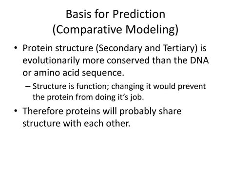 PPT Protein Structure Prediction PowerPoint Presentation Free