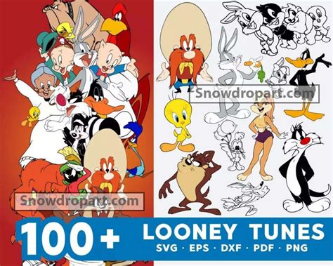 100 Looney Tunes Svg Bundle Looney Tunes Svg Baby Toons Svg
