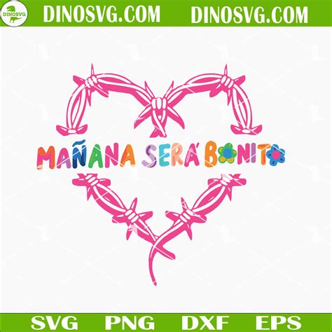 Manana Sera Bonito Heart Tattoo SVG Karol G Album Cover SVG PNG DXF