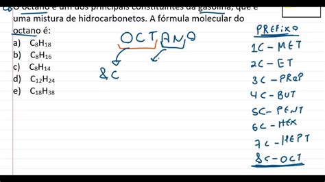 Como saber a fórmula molecular pela Nomenclatura YouTube