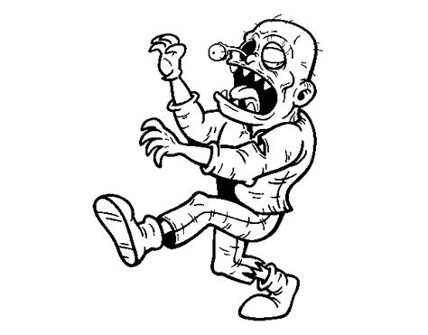 Desenho De Andar Zumbi Para Colorir Colorir