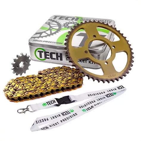 Kit De Arrastre Sprock Yamaha Ybr Cadena Reforzada Gold Meses Sin