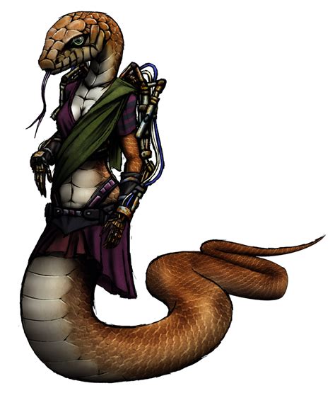 Saavi Manjarekar Render Cyberpunk Snake Girl By Metadragonart On