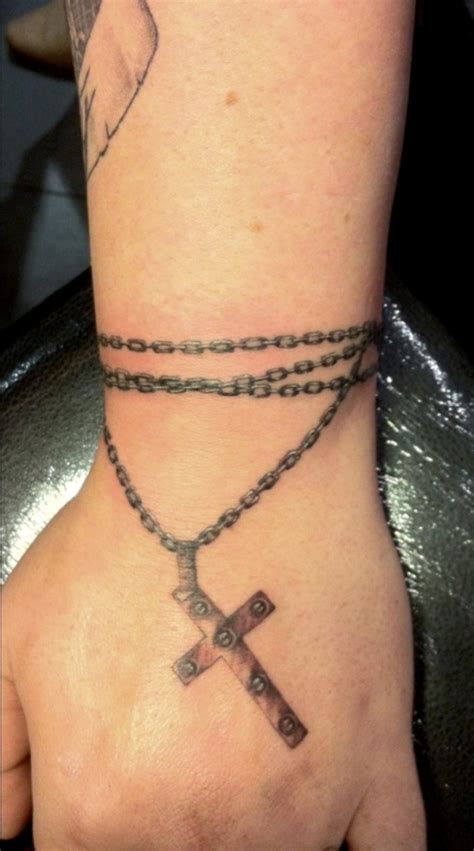 47 Stylish Cross Tattoos For Wrists Wrist Tattoo Pictures
