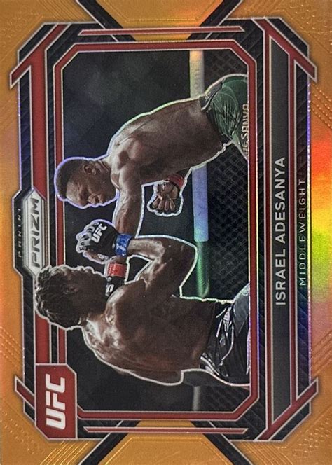 Israel Adesanya Prizm Ufc Orange Price Guide Sports Card