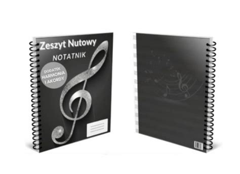 AN Zeszyt Do Nut Notatnik Akordy Harmonia A4 100 Stron Cena